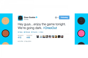Oreo avisou q nao ia tuitar durante o Super Bowl – optou pelo ‘menos é ...