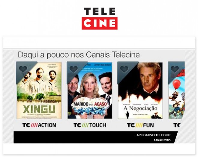 Saiu o app Telecine para IOS (na App Store) Promete para breve a versao ...