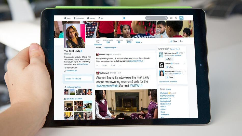Novo Twitter | Nos EUA a estrela do layout foi Michele Obama, veja aqui ...