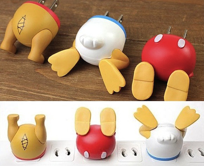 Adaptadores USB da Disney tornam as tomadas divertidas – Mickey, Donald ...
